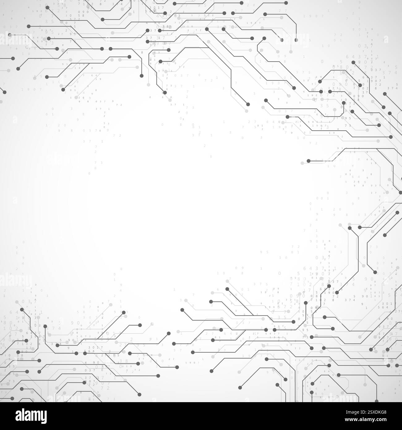 Circuit board digital abstract background. Motherboard technology texture design. AI ...