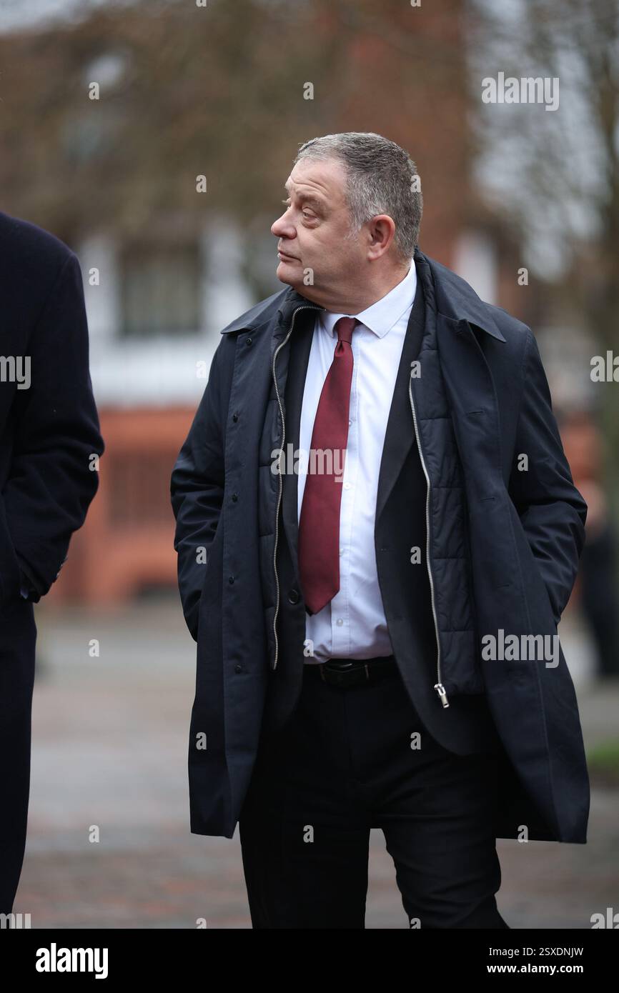 Chester, UK. 24th Feb, 2025. Mike Amesbury Sentencing. Chester Crown ...