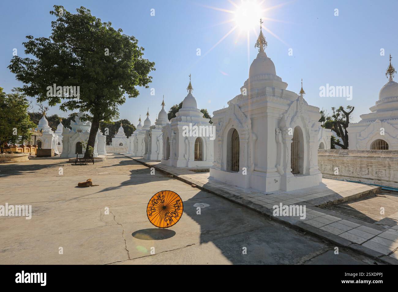 Mandalay, Myanmar: Kuthodaw Pagoda, Tripitaka tablets, Buddhist temple UNESCO world largest book ...