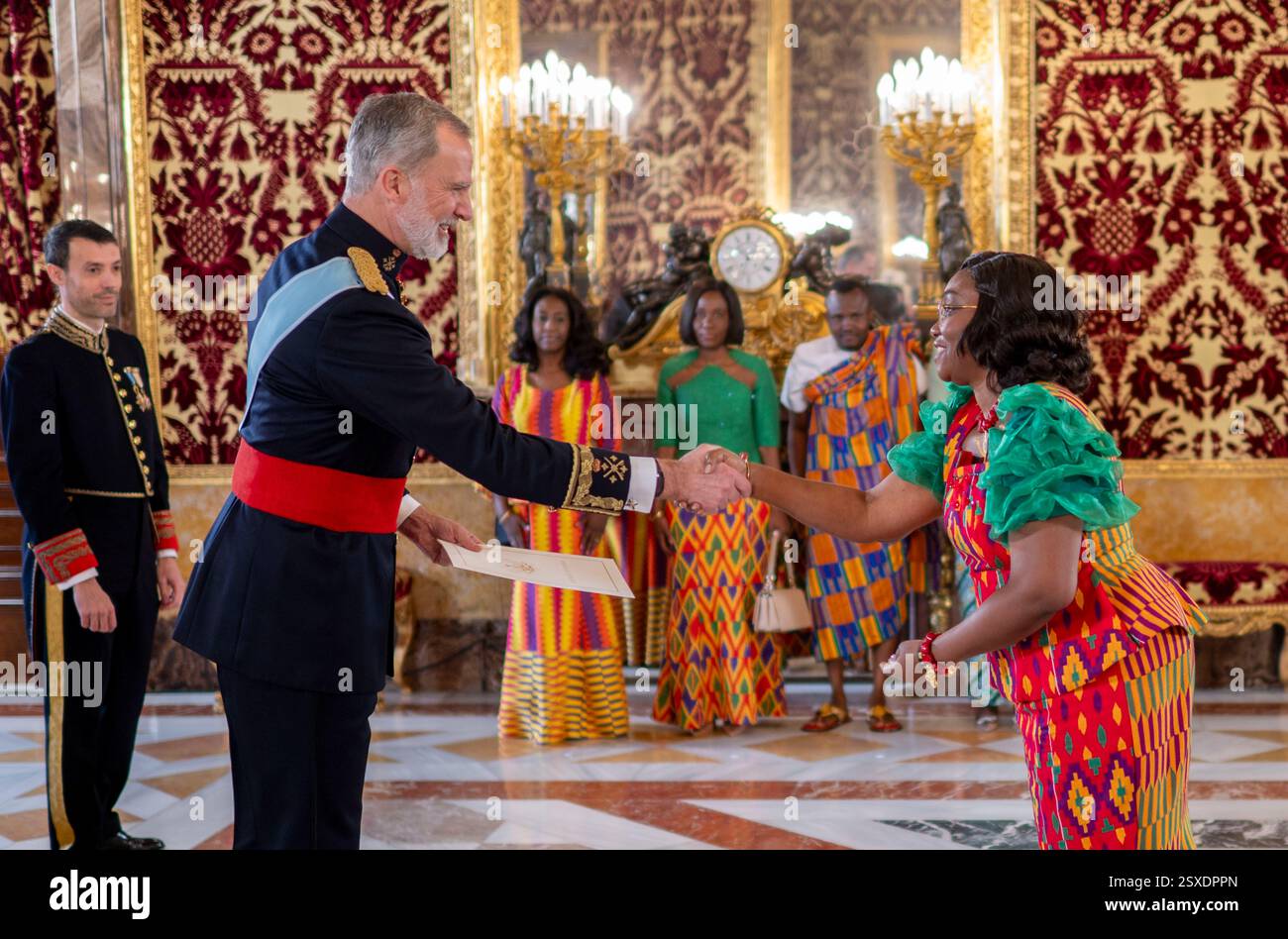 King Felipe VI receives the Letter of Credence from the Ambassador of ...