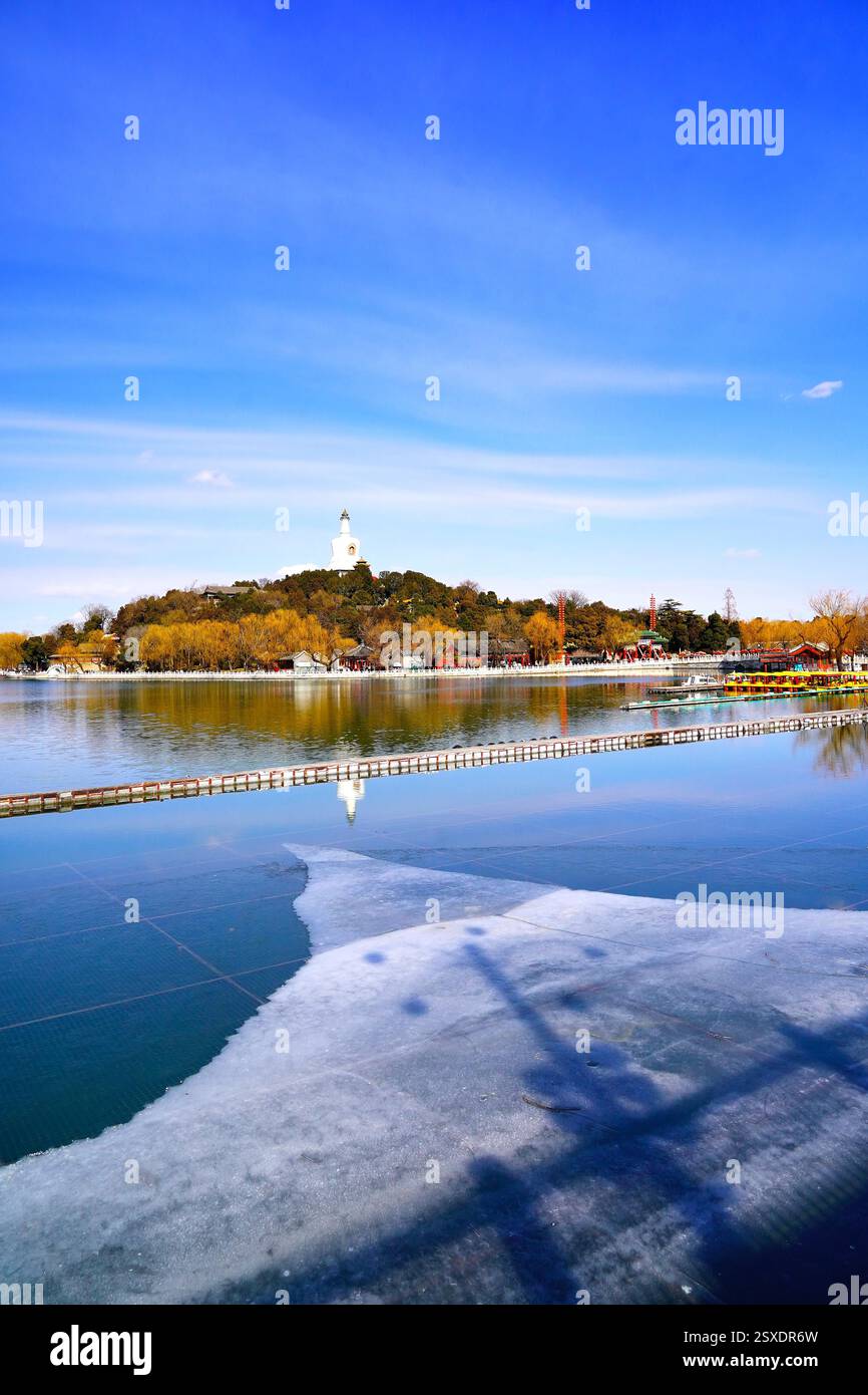 Early spring scenery at the Beihai Park in Beijing, China, 21 February ...