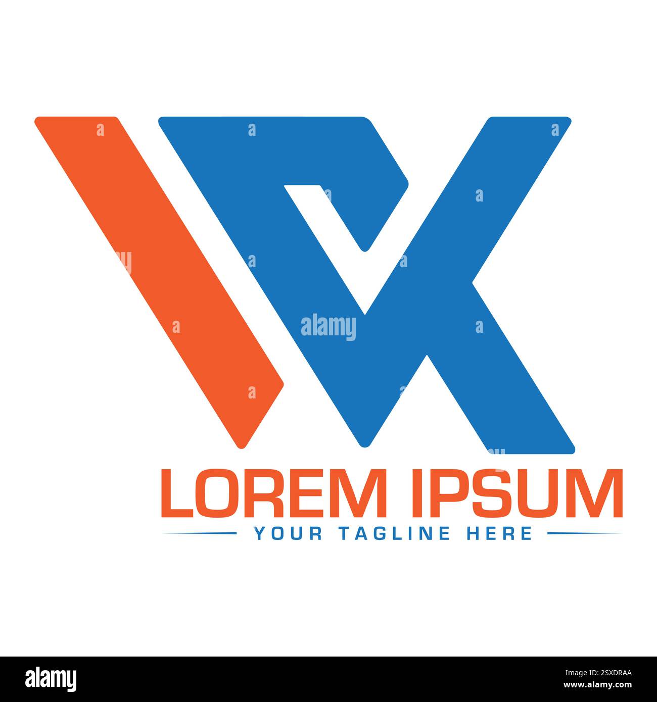 WK Letter Logo Design Stock Vector Image & Art - Alamy