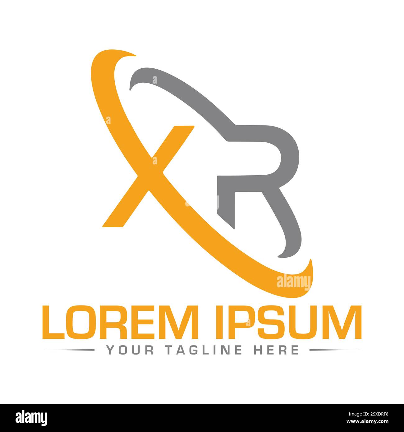 XR Letter Logo Design Stock Vector Image & Art - Alamy