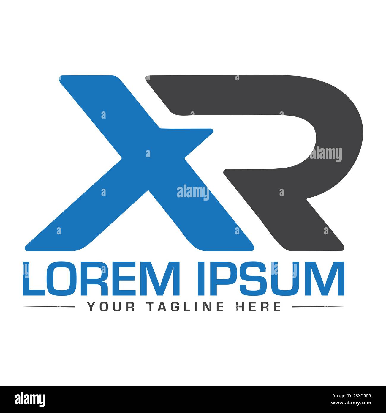 XR Letter Logo Design Stock Vector Image & Art - Alamy