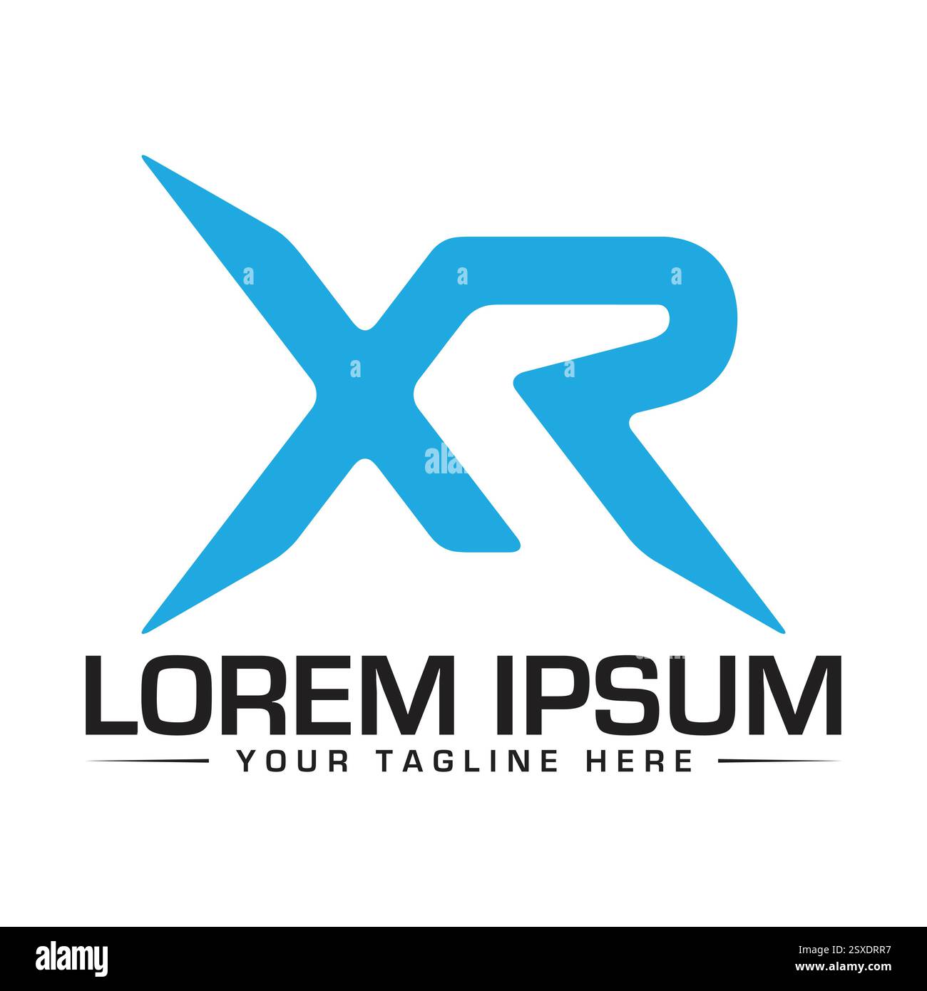 XR Letter Logo Design Stock Vector Image & Art - Alamy