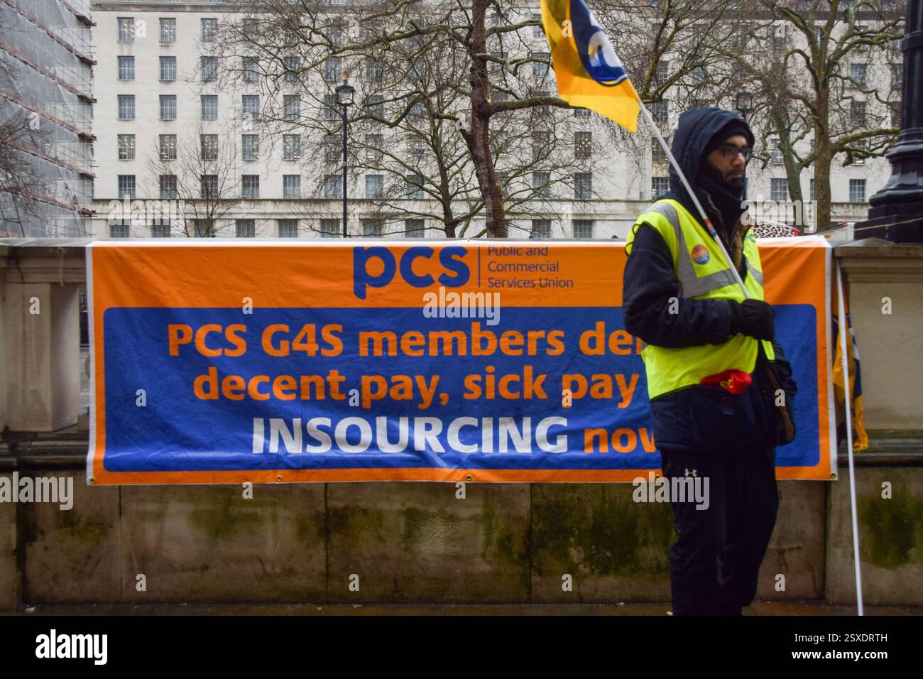 February 24, 2025, London, England, UK: PCS (Public and Commercial ...