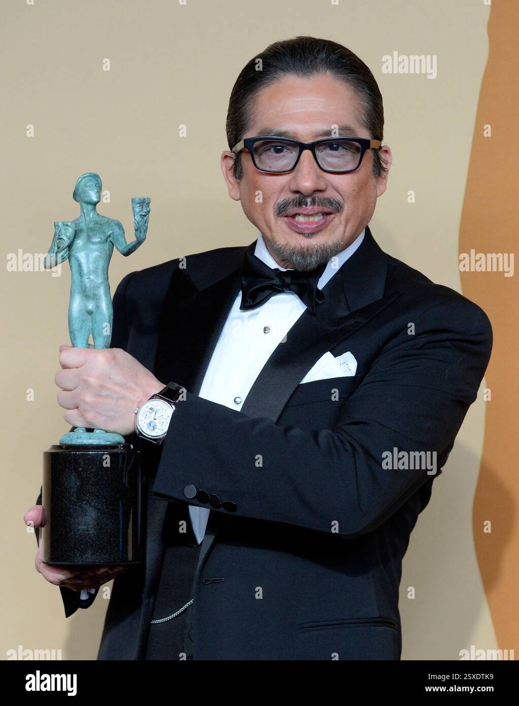 Los Angeles, USA. 23rd Feb, 2025. Hiroyuki Sanada in the press room at ...