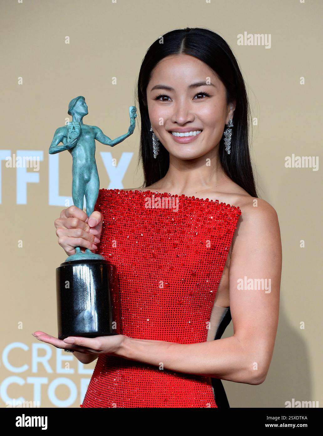 Los Angeles, USA. 23rd Feb, 2025. Anna Sawai in the press room at the ...