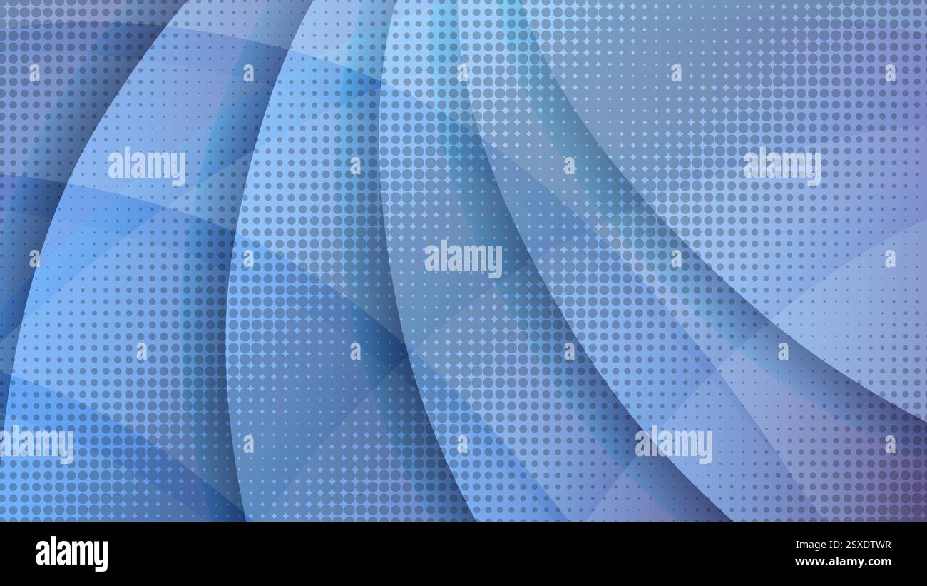 Abstract blue halftone technology background Stock Vector Image & Art ...
