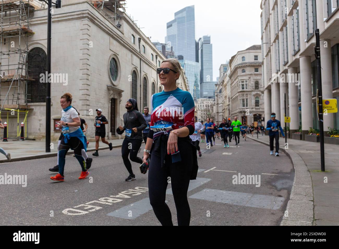 Cancer Research UK London Winter Run, 10th Anniversary Feb 2025 Stock ...