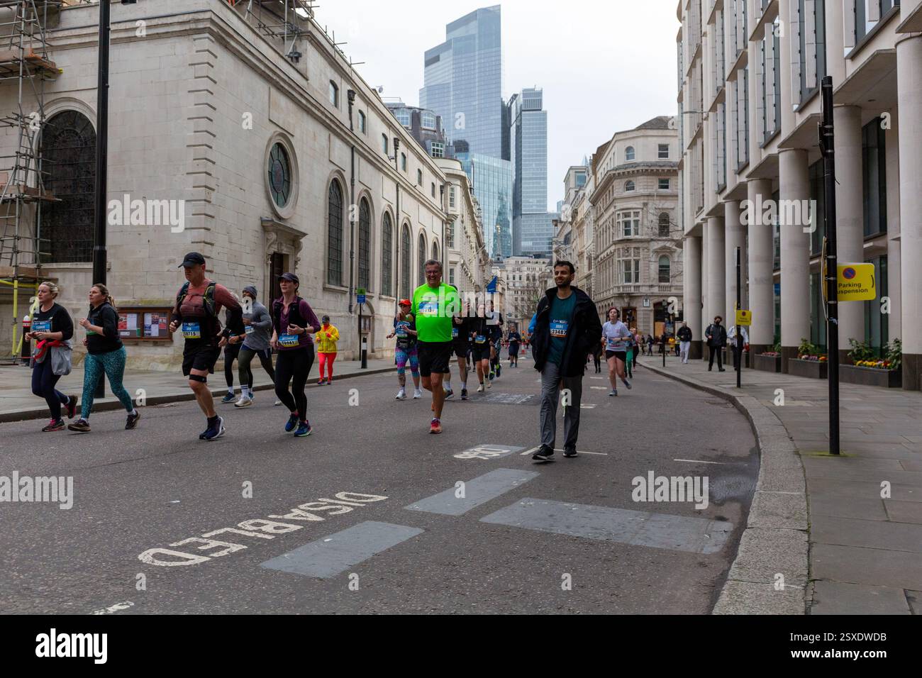 Cancer Research UK London Winter Run, 10th Anniversary Feb 2025 Stock ...