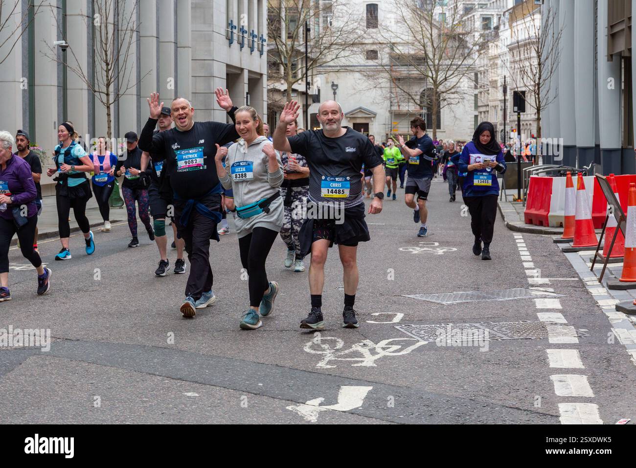 Cancer Research UK London Winter Run, 10th Anniversary Feb 2025 Stock ...