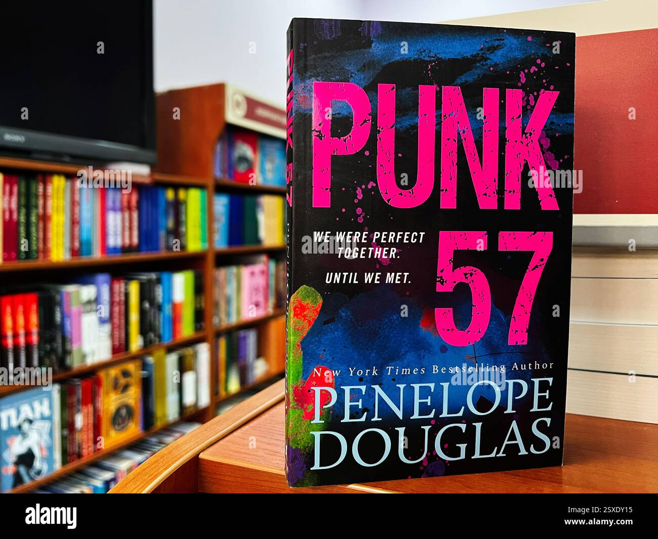 Lviv, Ukraine - February 20, 2025: The book 'Punk 57' by Penelope ...