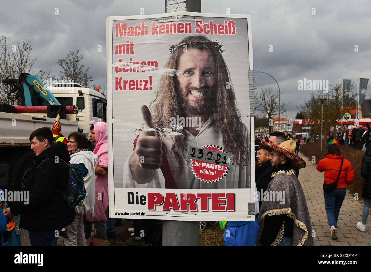 Die Partei, Wahl bzw Bundestagswahl, Plakat, Wahlplakat *** The party ...