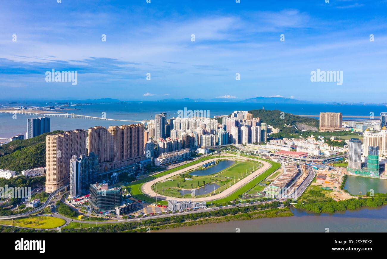 Aerial Scenery of Taipa and Coloane Islands in Macau, China Stock Photo ...