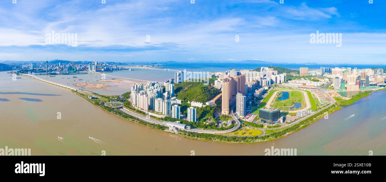 Aerial Scenery of Taipa and Coloane Islands in Macau, China Stock Photo ...
