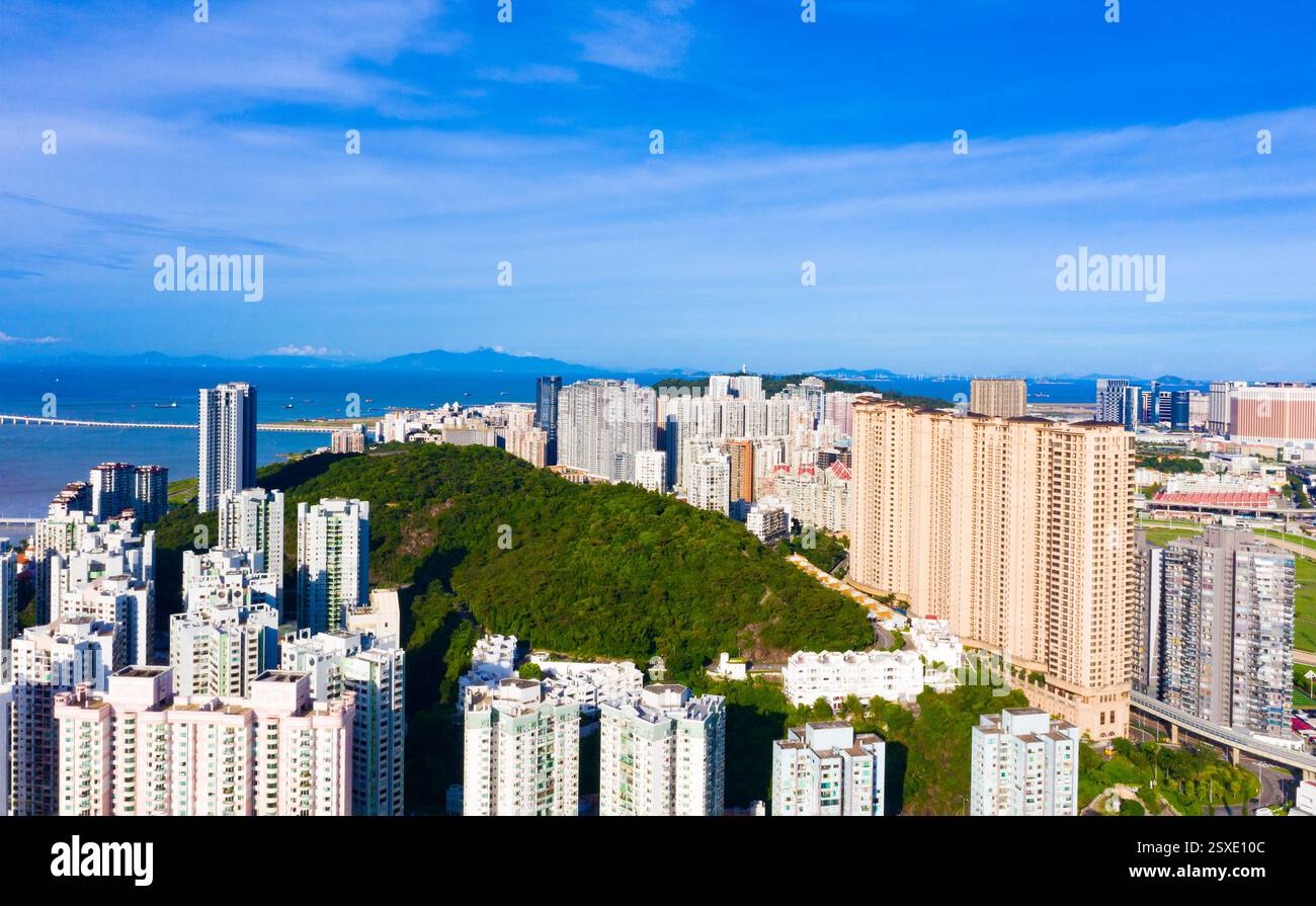 Aerial Scenery of Taipa and Coloane Islands in Macau, China Stock Photo ...