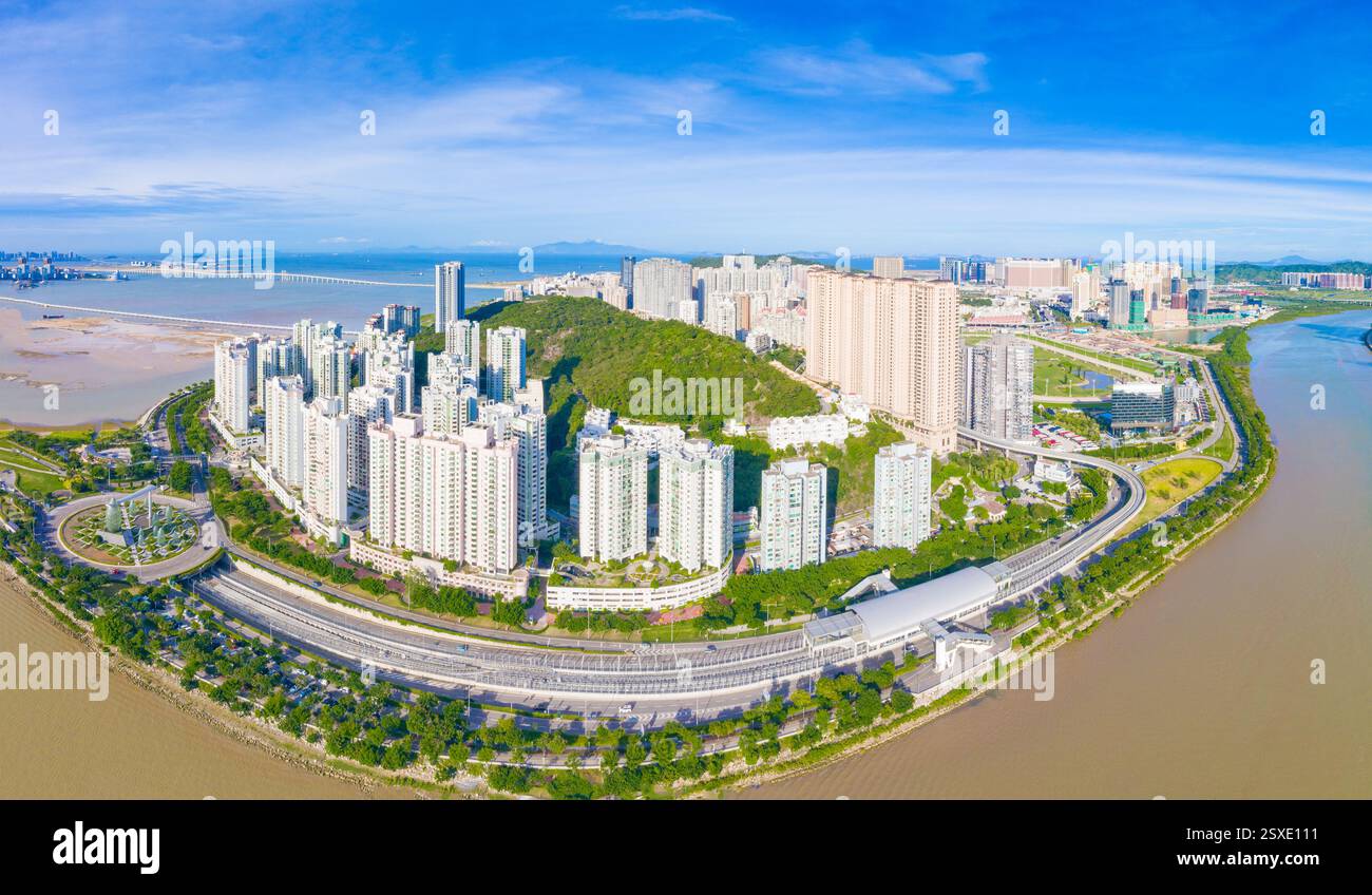Aerial Scenery of Taipa and Coloane Islands in Macau, China Stock Photo ...