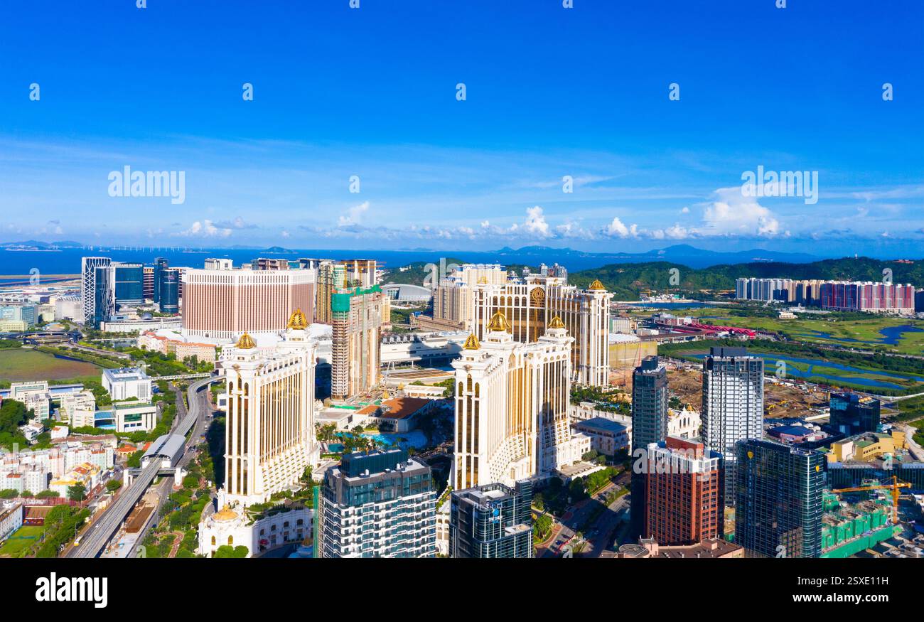 Aerial Scenery of Taipa and Coloane Islands in Macau, China Stock Photo ...