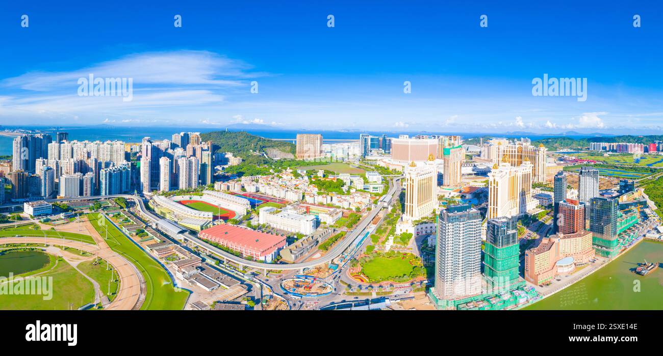 Aerial Scenery of Taipa and Coloane Islands in Macau, China Stock Photo ...
