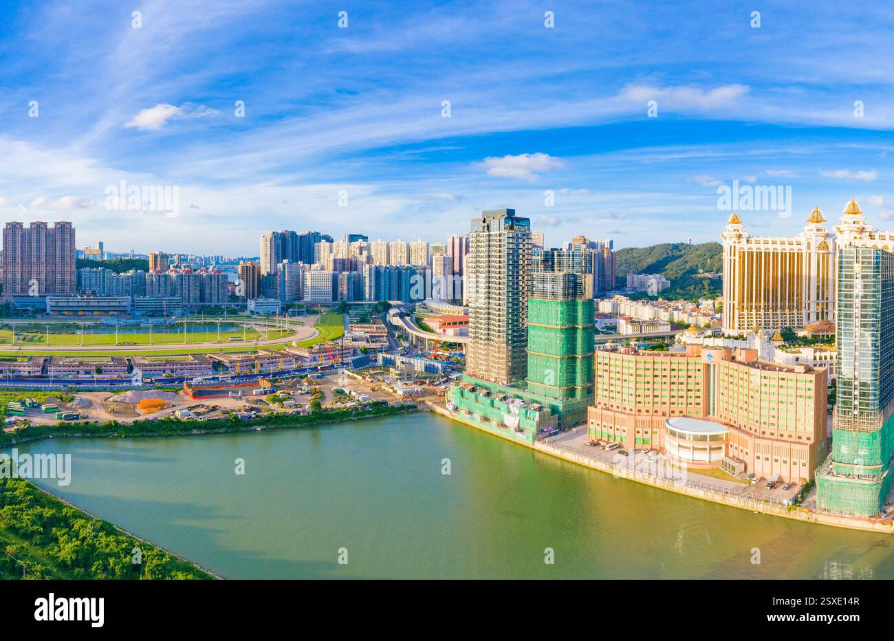 Aerial Scenery of Taipa and Coloane Islands in Macau, China Stock Photo ...