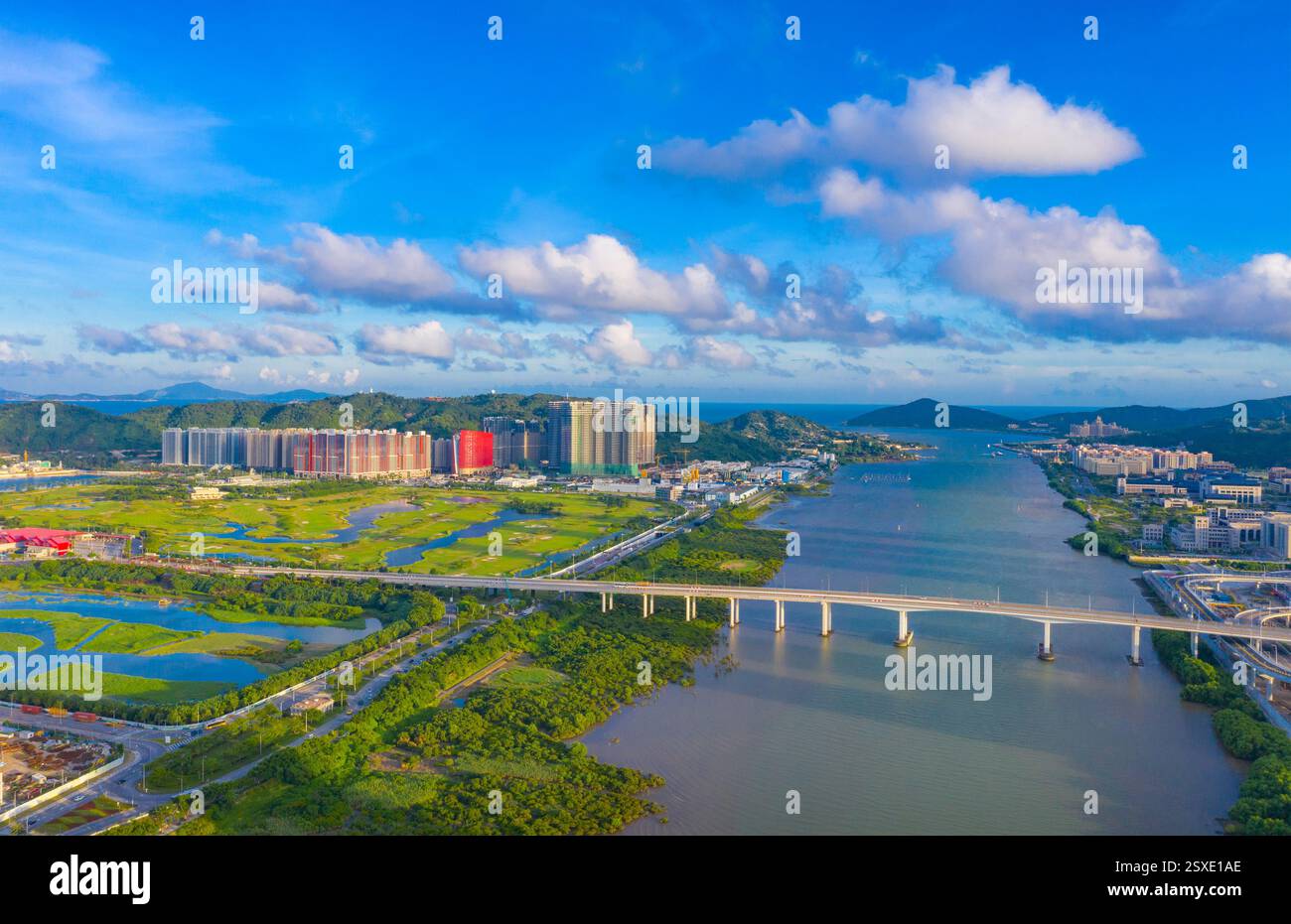Aerial Scenery of Taipa and Coloane Islands in Macau, China Stock Photo ...