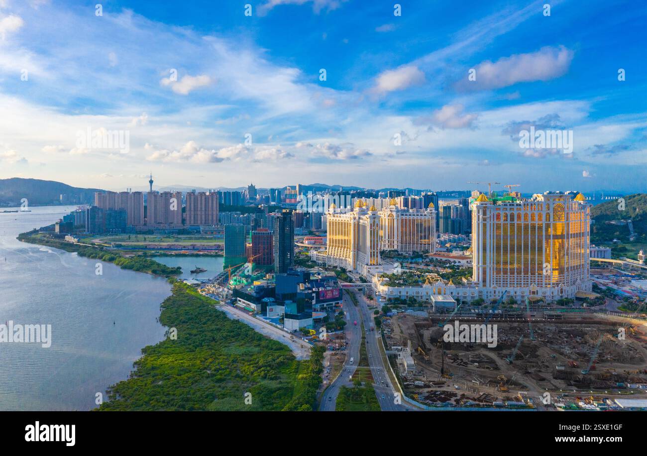 Aerial Scenery of Taipa and Coloane Islands in Macau, China Stock Photo ...