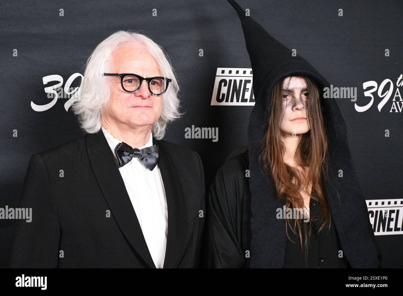 Beverly Hills, California, USA 23rd February 2025 Claudio Miranda and daughter Singer Sofia ...