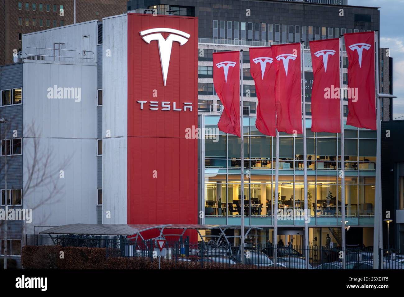 Amsterdam, The Netherlands, 21.02.2025, Logo of american multinational ...