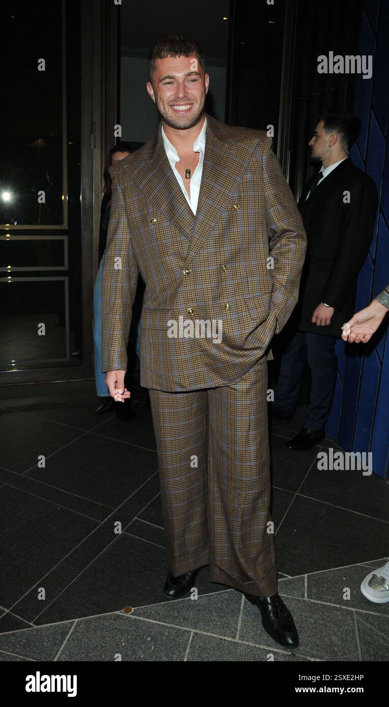 London, UK. 22nd Feb, 2025. Curtis Pritchard at the LFW a/w 2025 Helen ...