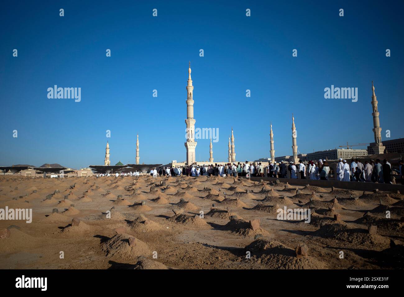 Jannat Al Baqi or Garden of Baqi, a cemetery in Medina, Saudi Arabia ...