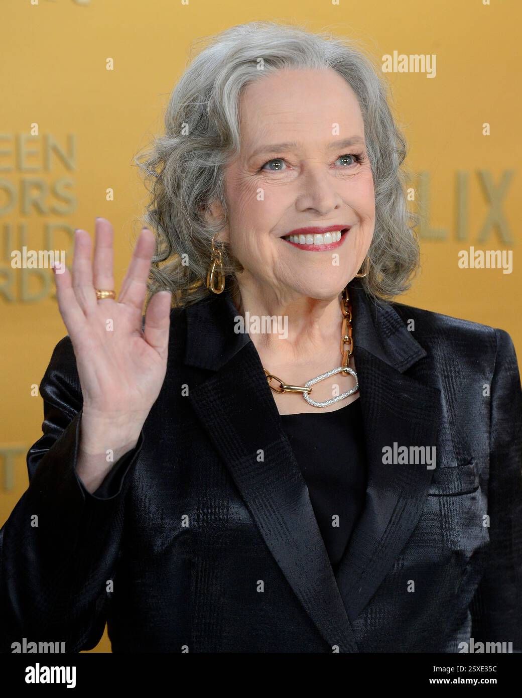 Los Angeles, USA. 23rd Feb, 2025. Kathy Bates arriving to the 31st ...