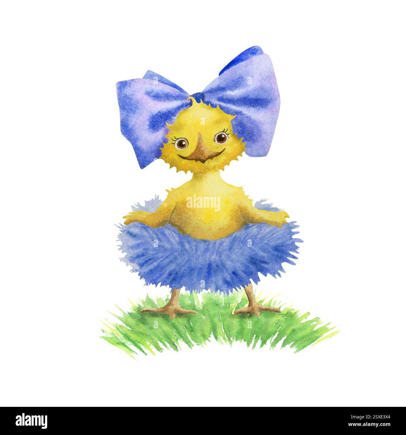 Happy baby yellow bow Cut Out Stock Images & Pictures - Alamy