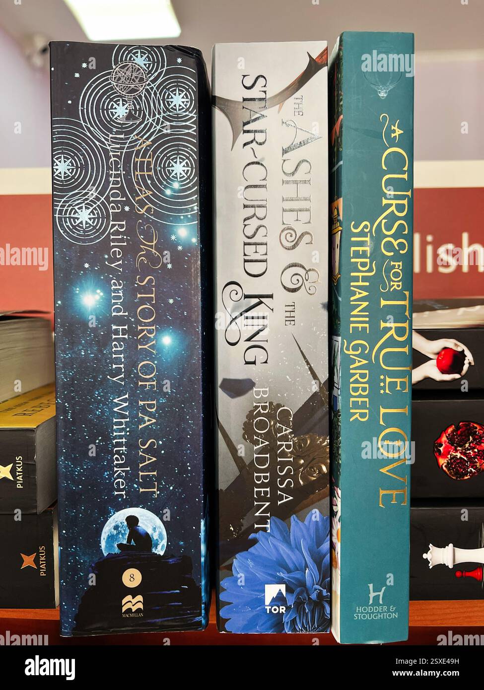 Lviv, Ukraine - February 20, 2025: Bookshelf highlighting 'A Story of ...