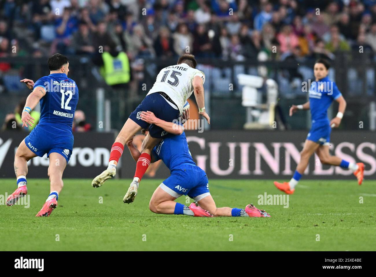 Rome, Italy. 23rd Feb, 2025. Leo Barre of France in action during the ...