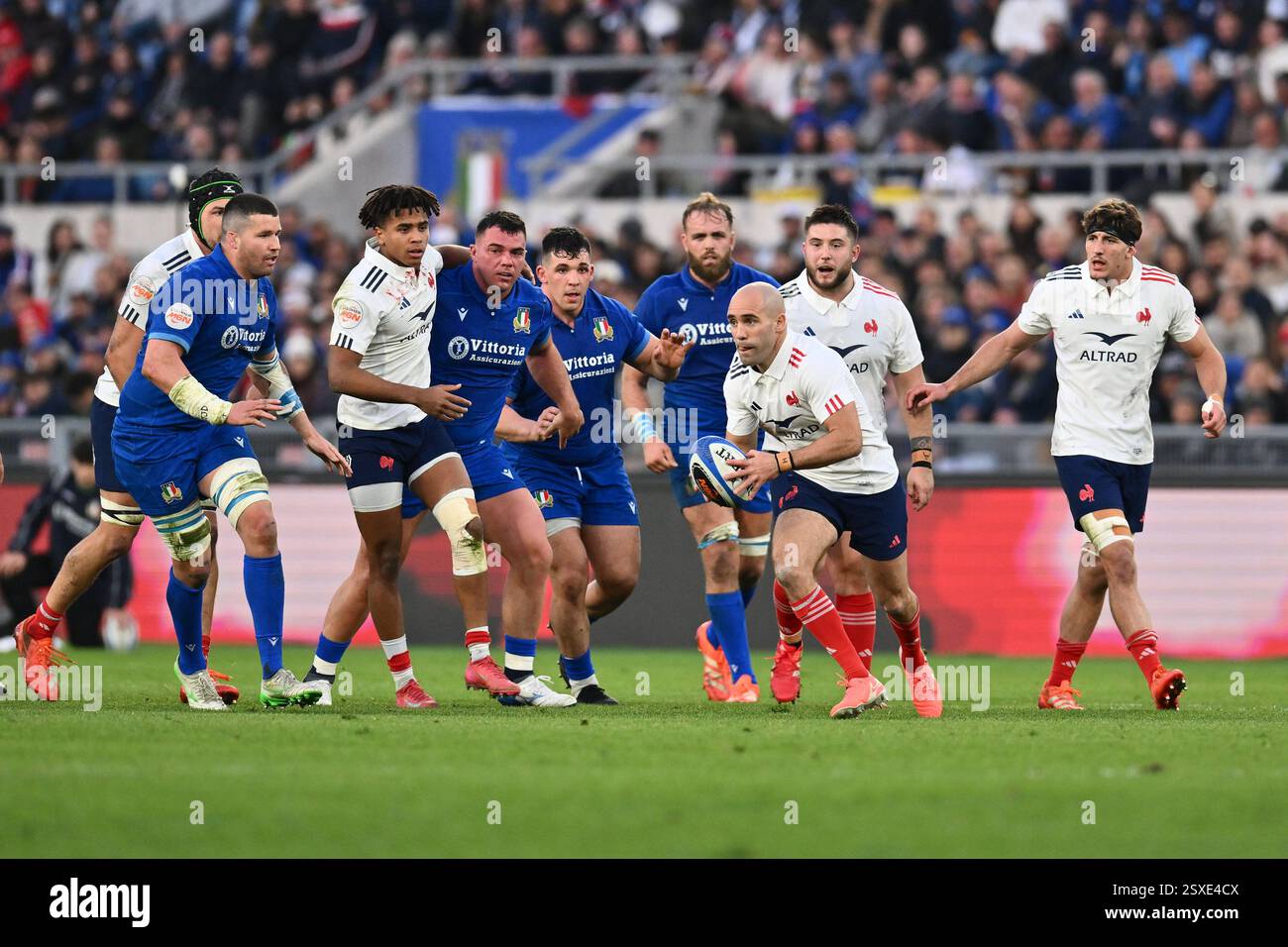 Rome, Italy. 23rd Feb, 2025. Maxime Lucu of France in action during the ...