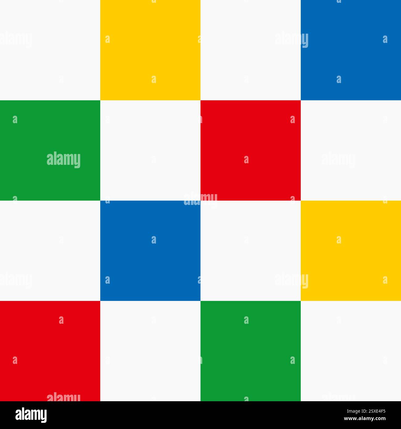 Vibrant colorful seamless checkered grid pattern. Square, block, tile ...