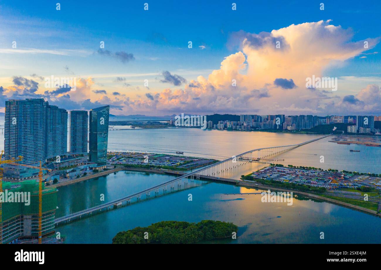 Aerial Scenery of Macau Bay, China Stock Photo - Alamy