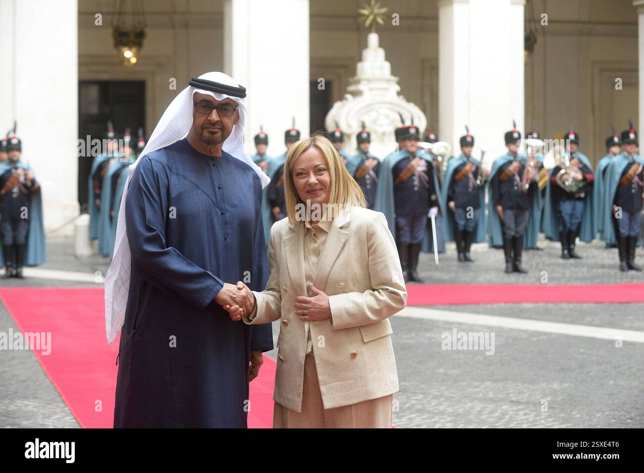 Italy, Rome, February 24, 2025 : Chigi Palace, the Italian Prime ...