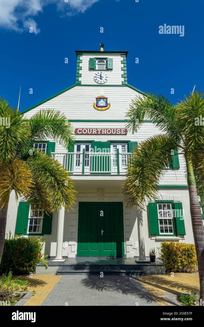 Courthouse of Philipsburg, Caribbean architecture and landmark, St ...