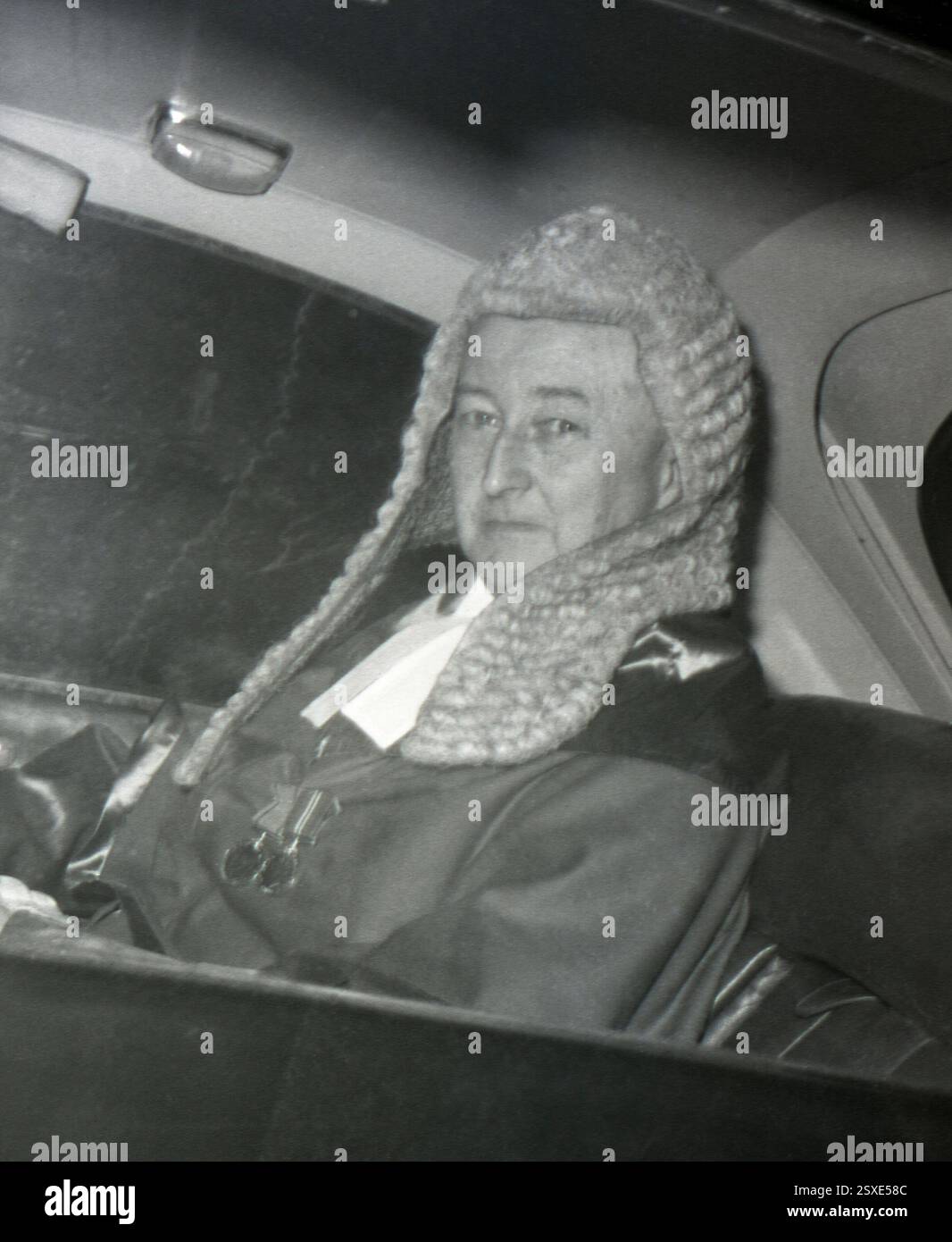 Mr Justice Fenton Atkinson who is hearing the case of the Moors murders ...