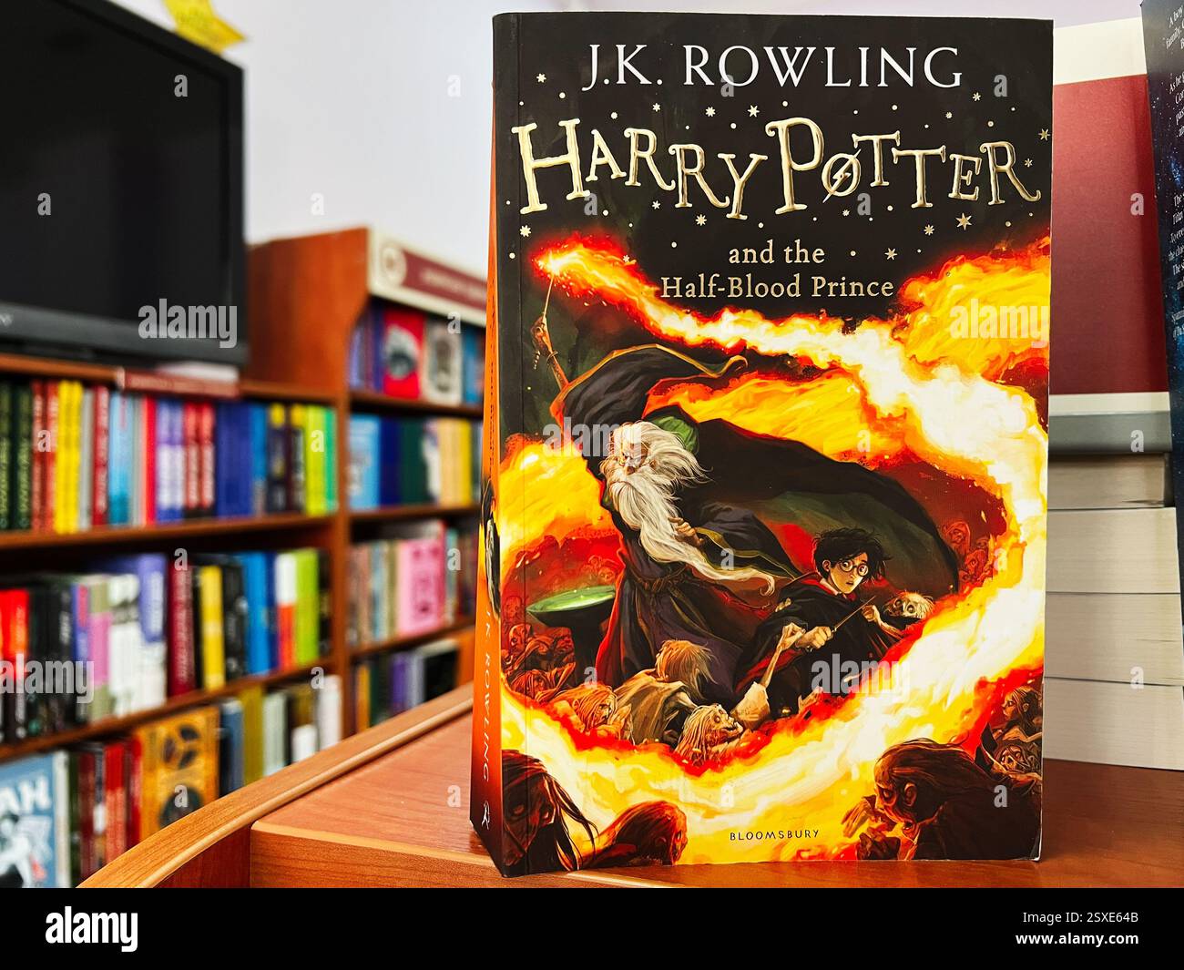 Lviv, Ukraine - February 20, 2025: J.K. Rowling's novel Harry Potter ...