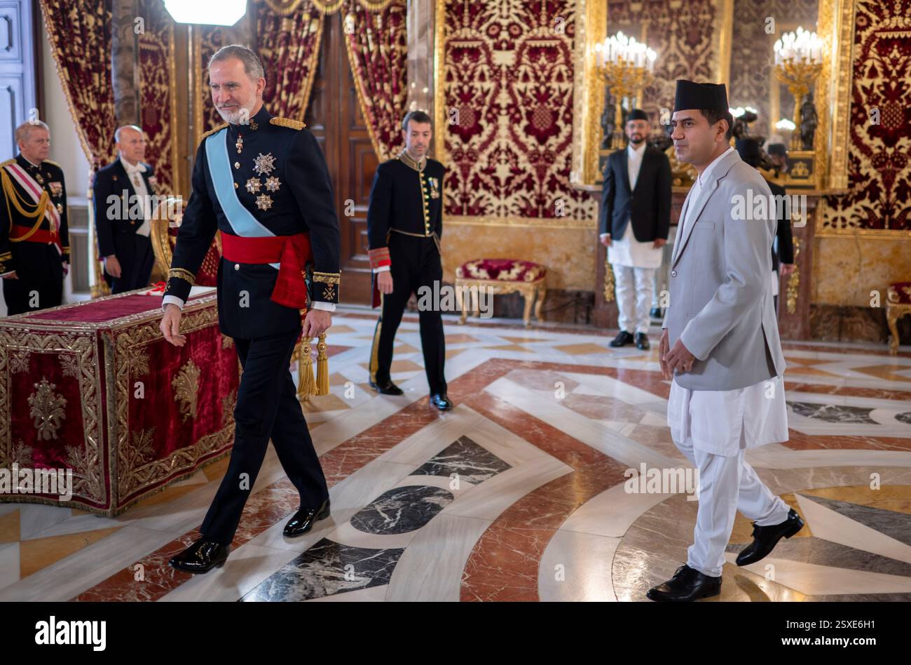King Felipe VI receives the Credential Letter from the Ambassador of ...