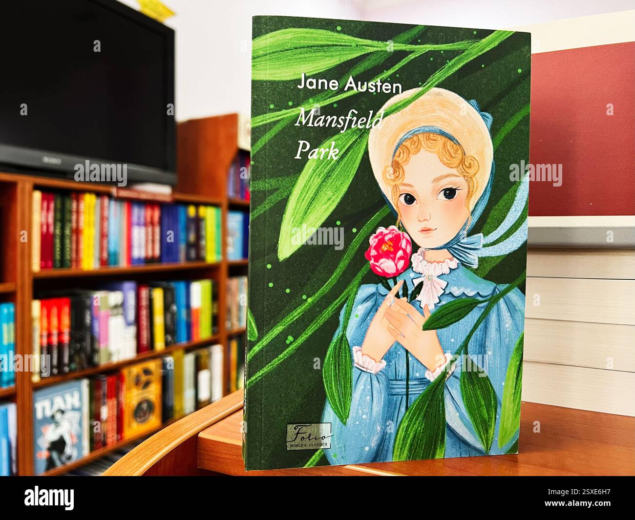 Lviv, Ukraine - February 20, 2025: Jane Austen's Mansfield Park book ...