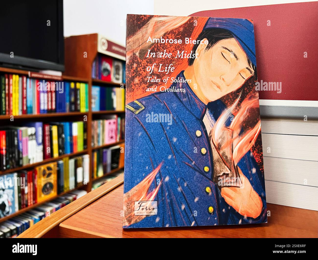 Lviv, Ukraine - February 20, 2025: Book cover of 'In the Midst of Life ...