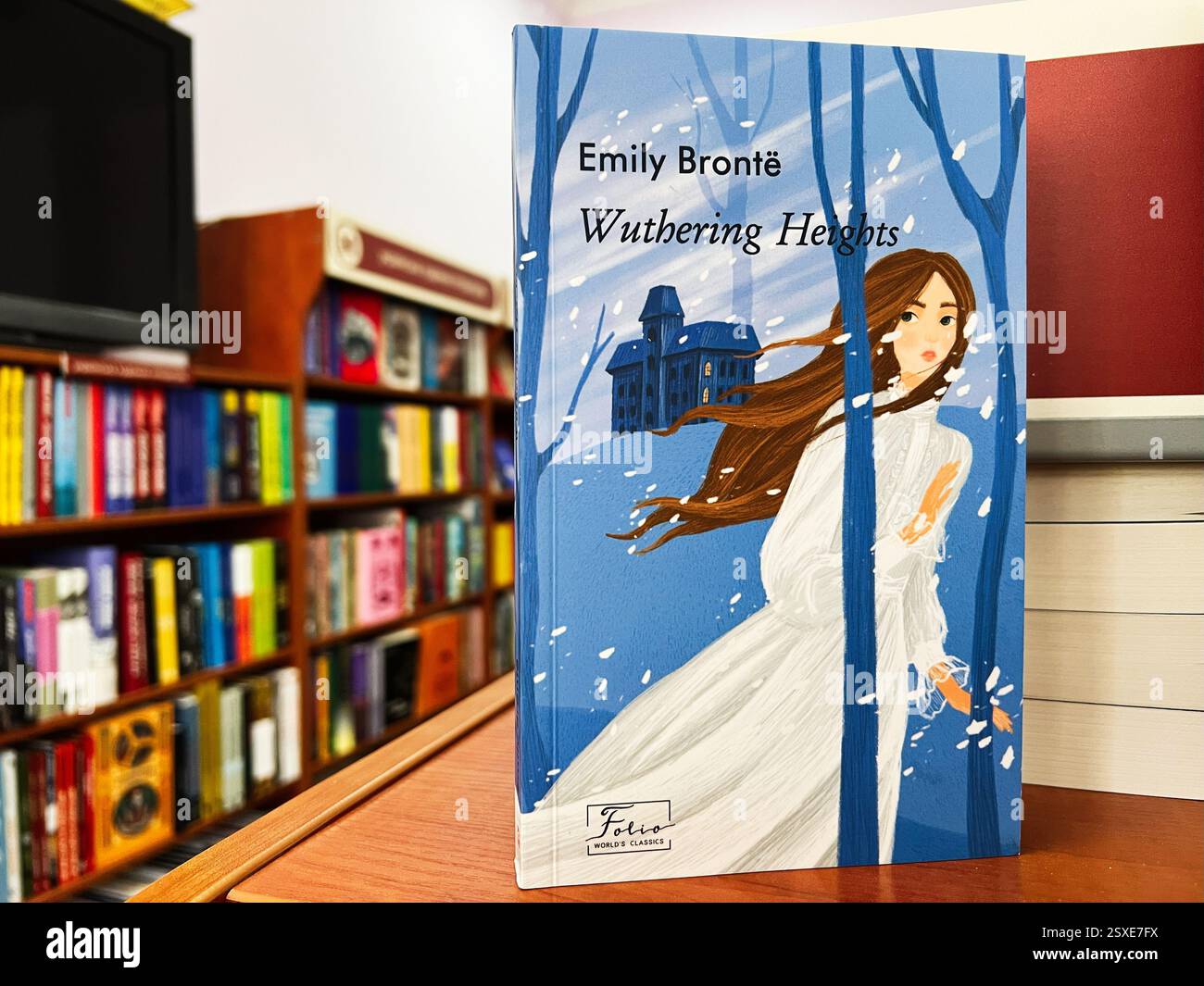 Lviv, Ukraine - February 20, 2025: Emily Bronte's Wuthering Heights ...