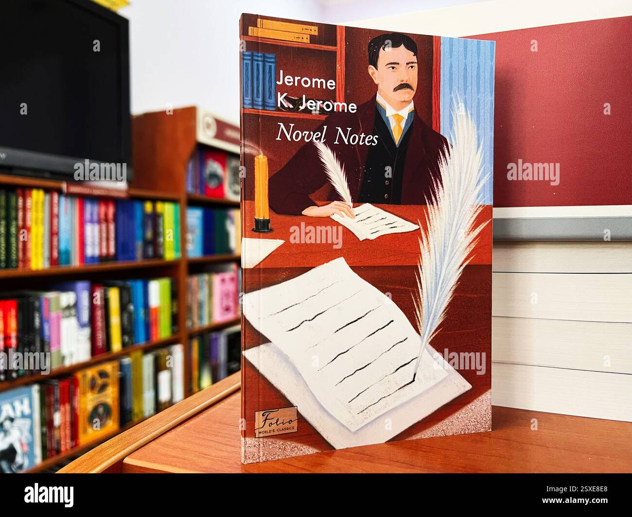 Lviv, Ukraine - February 20, 2025: Jerome K. Jerome's Novel Notes book ...