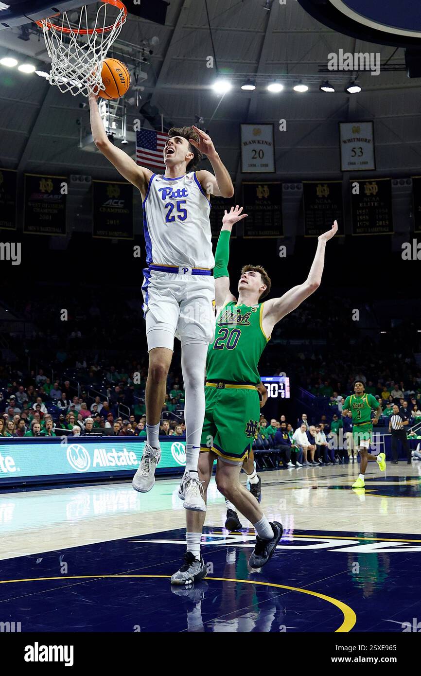 SOUTH BEND, IN - FEBRUARY 22: Pittsburgh Panthers forward Guillermo ...