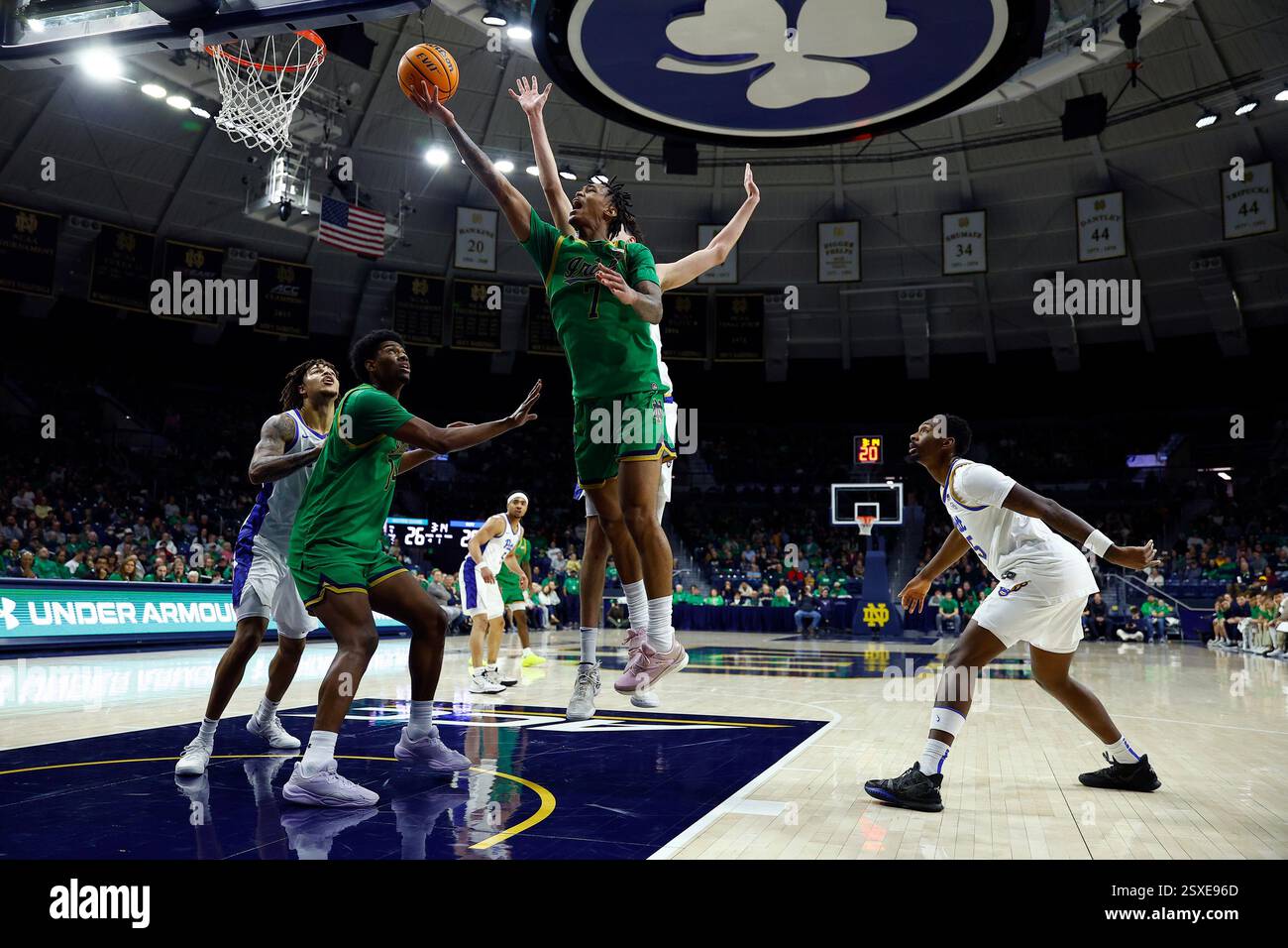 SOUTH BEND, IN - FEBRUARY 22: Notre Dame Fighting Irish forward Tae ...