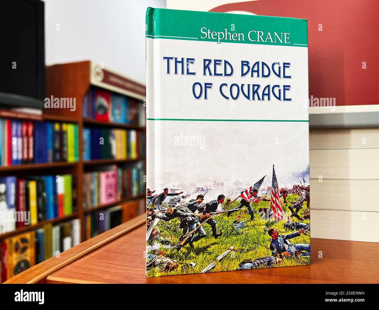 Lviv, Ukraine - February 20, 2025: A depiction of Stephen Crane's The ...